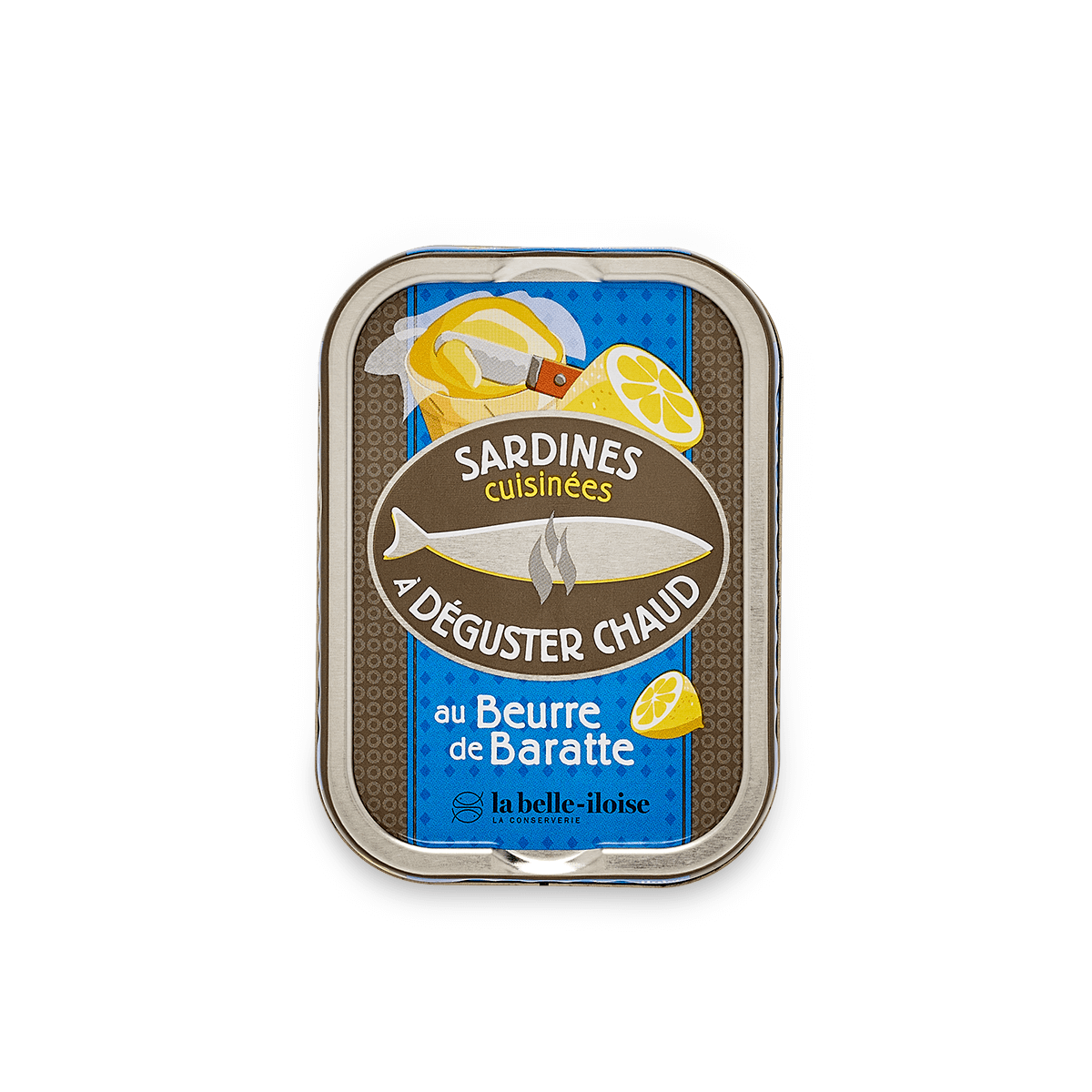 Sardines cooked with churned butter - to be served hot