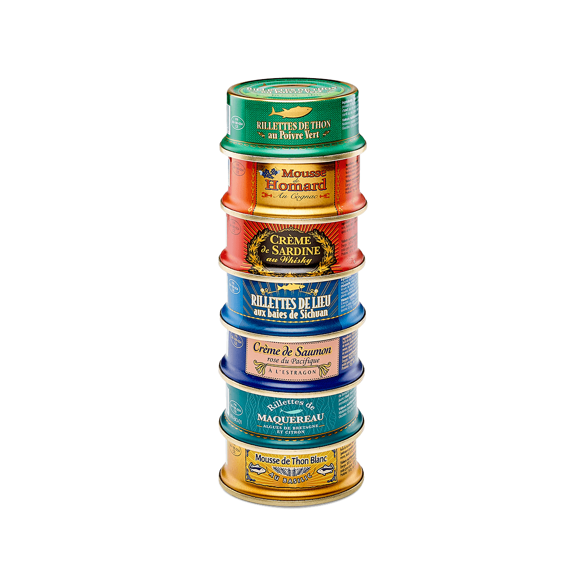 Assortiment de 7 tartinables de 60g | la belle-iloise