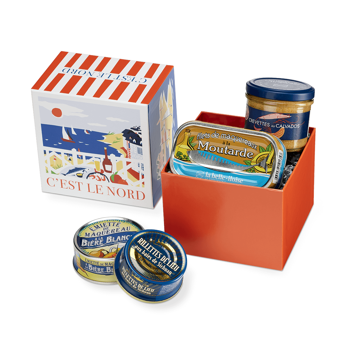 Coffret cadeau gourmand "C'est le Nord" | la belle-iloise